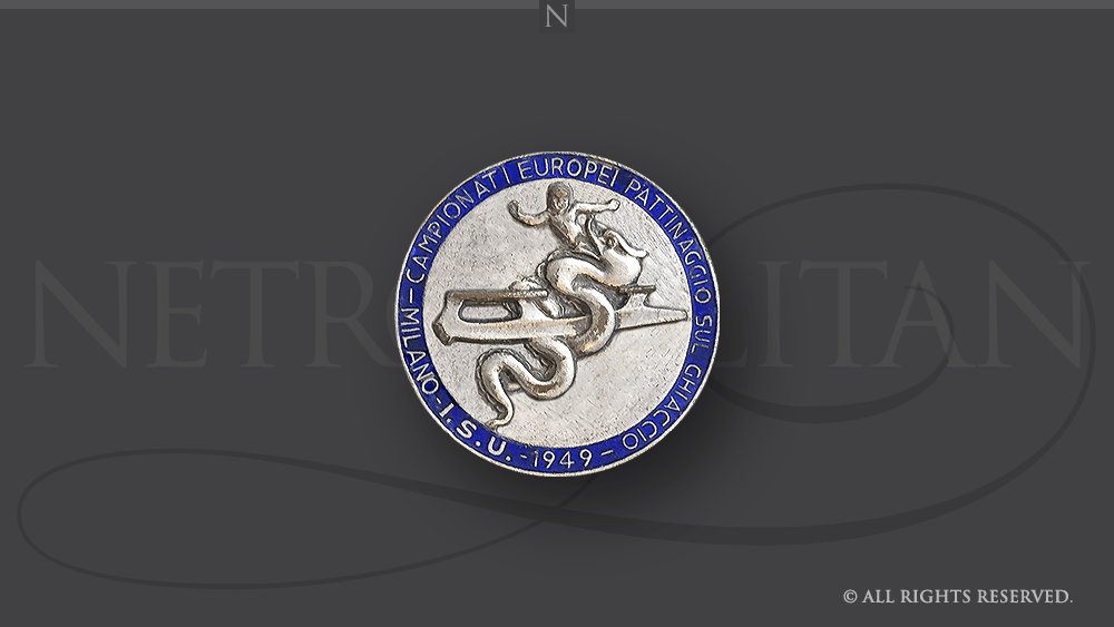 1949 European Figure Skating Championships Pins: The Biscione. – Figure ...